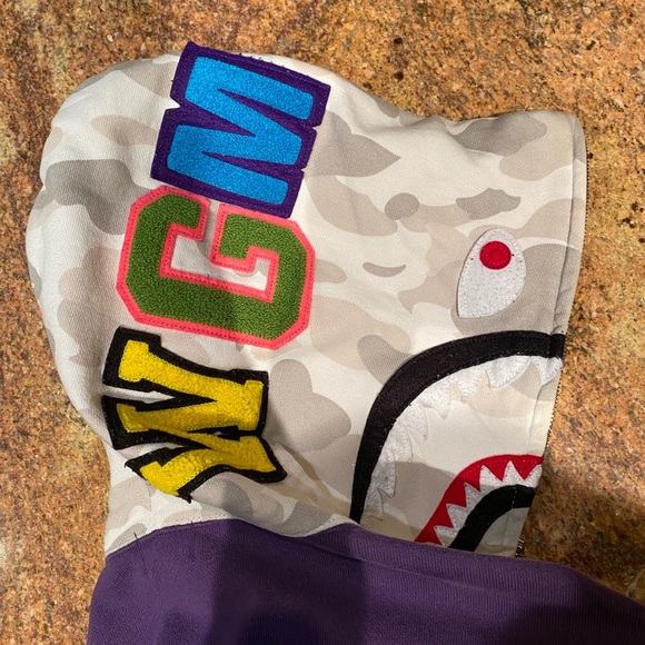 Bape | Shirts | Rare Bape Shark Hoodie Early 200s | Poshmark